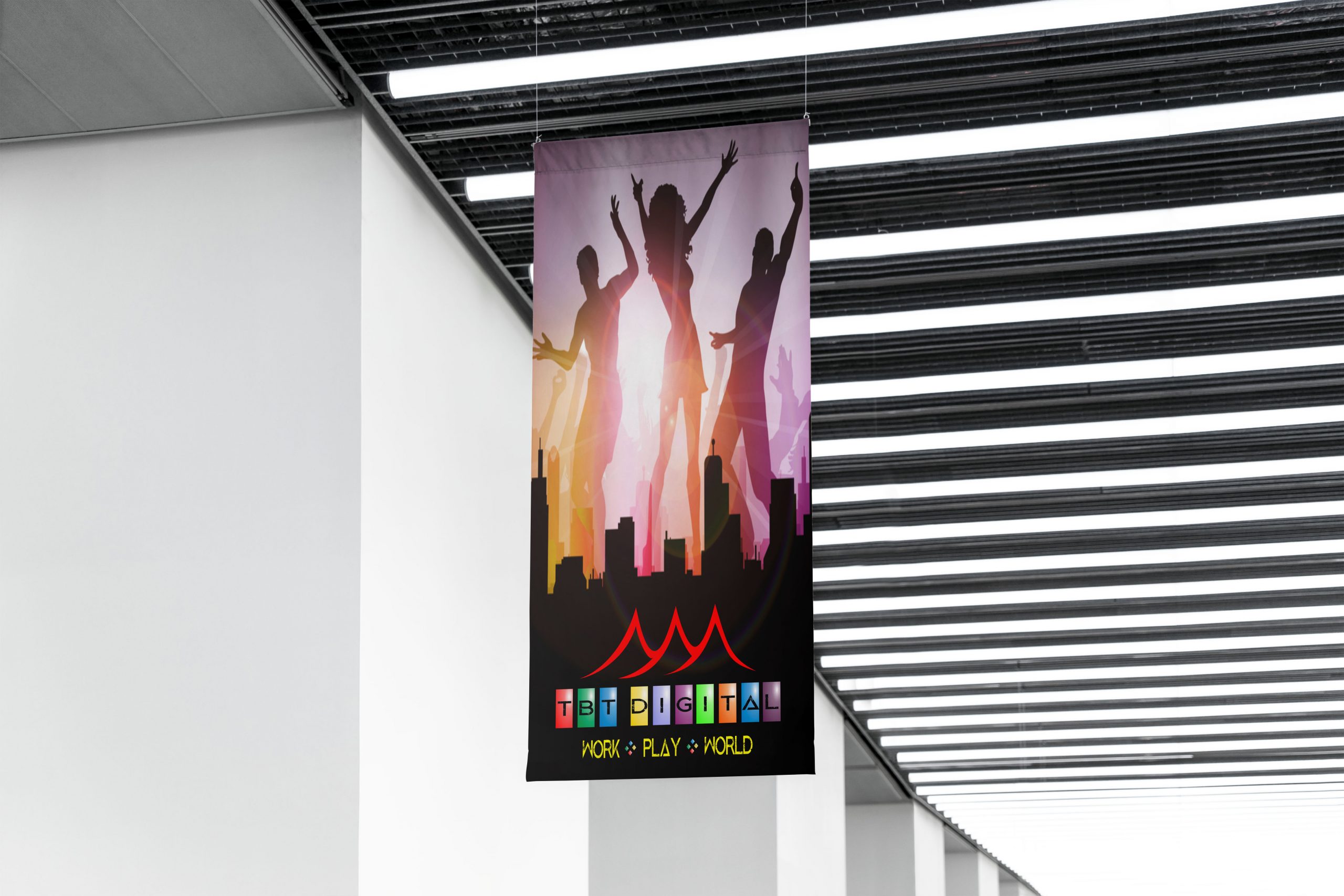 Banners : Black-backed 550 gsm pvc banner ~ Buddies Hiring